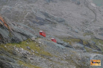 Gheţarul Pasterze şi întoarcerea de pe drumul alpin Grossglockner prin ...